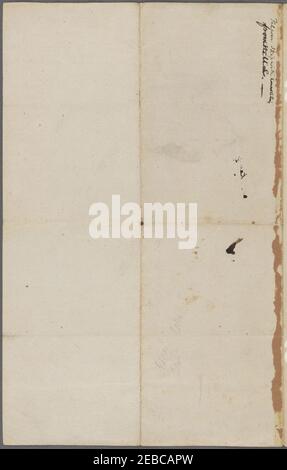 Letter from Fulwar Skipwith Stock Photo - Alamy