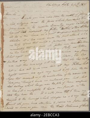 Letter from James G. Jackson Stock Photo - Alamy