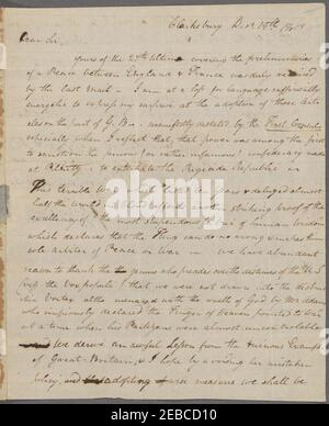 Letter from John G. Jackson Stock Photo - Alamy