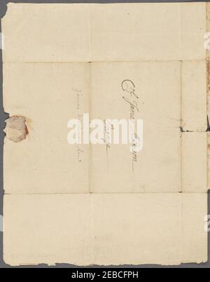 Letter from Richard Barbour Stock Photo - Alamy