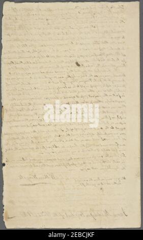 Letter from William Wingate Stock Photo - Alamy
