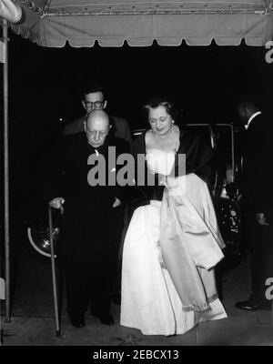 Dinner in honor of Igor Stravinsky, 8:00PM. President John F. Kennedy ...