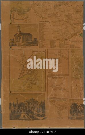 Map of Belknap County, New Hampshire Stock Photo - Alamy