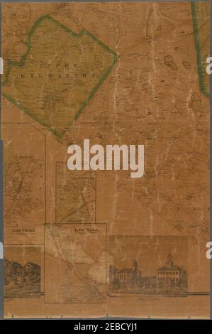 Map of Belknap County, New Hampshire Stock Photo - Alamy