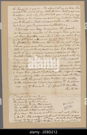 Meade, Richard Kidder. Morristown. To Dr. Everard Stock Photo - Alamy