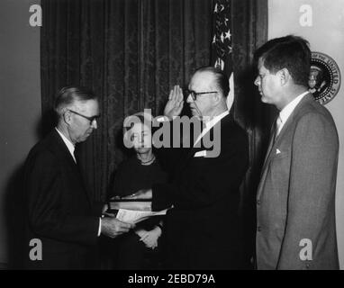 Swearing in ceremony, Brooks Hays, Special Assistant to President ...