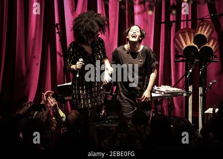 Ibeyi performing last night at Bush Hall. Photo: Richard Gray @rugfoot ...