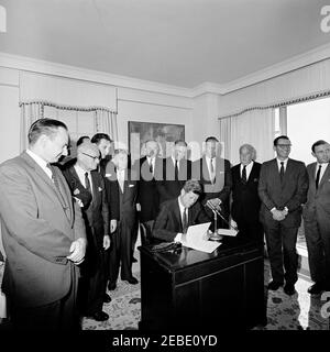 President Kennedy with Representative Cornelius E. Gallagher (New ...