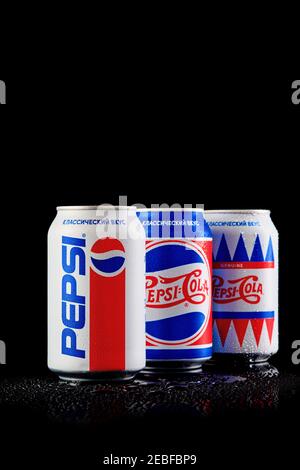 Pepsi is a carbonated soft drink manufactured by PepsiCo Stock Photo ...