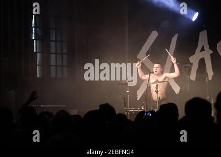 Issac Holman of Slaves on the Dome stage as part of the 2015 Great ...