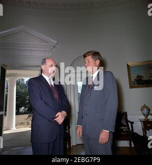 Meeting with Secretary of State Dean Rusk, 10:00AM. President John F ...