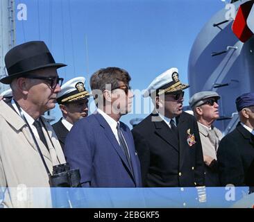 USS Northampton (CC-1), a command cruiser, operates in the North ...