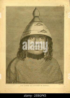 Nootka woman hat Stock Photo - Alamy