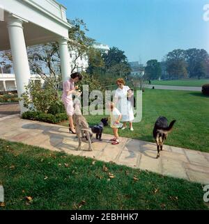 Nanny to the Kennedy children, Maud Shaw, holds John F. Kennedy, Jr ...