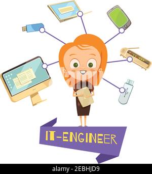 Set of engineer kids illustration Stock Vector Image & Art - Alamy