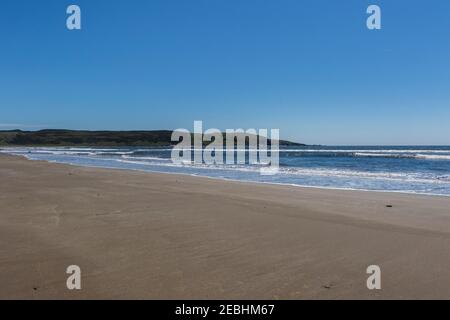 Sandy beach, Point Lance, Newfoundland, Canada Stock Photo - Alamy