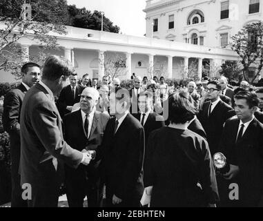 Visit of Eskimo u0026 Alaskan Indian electronics trainees, 9:55AM ...