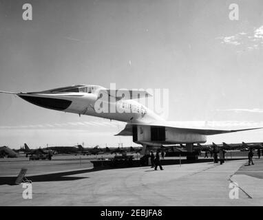 North American XB-70A Valkyrie escape capsule during a test 061122 ...