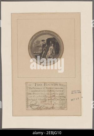 North Carolina paper money. Two pounds Stock Photo - Alamy