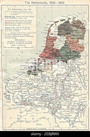 Northern Netherlands map 002 Stock Photo - Alamy