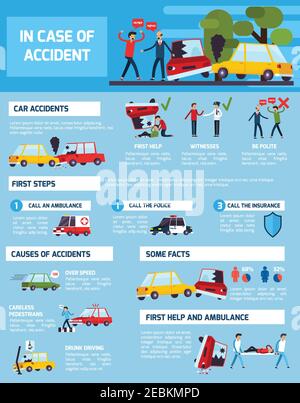 Traffic police infographic set with percentage and statistics symbols ...