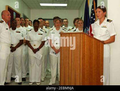 NSA Bahrain Dedicates Kylan Jones-Huffman Library Stock Photo - Alamy