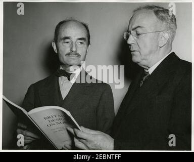 Nurember Trials judges Francis Biddle and John Parker 1945 (cropped ...