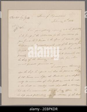 Pitcher, Nathaniel. House of Representatives. To Governor Yates Stock ...