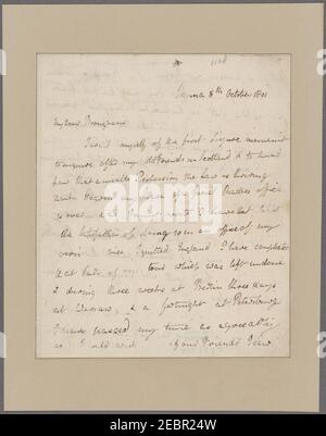 Stuart, Charles. Vienna. To Mr. Brougham Stock Photo - Alamy