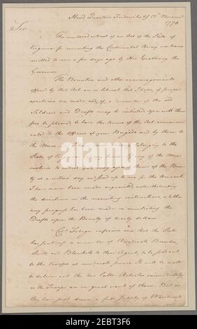 Washington, George. Headquarters. Frederick. To Colonel Morgan (NYPL ...