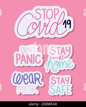 bundle of medical mask and covid19 set icons vector illustration design ...