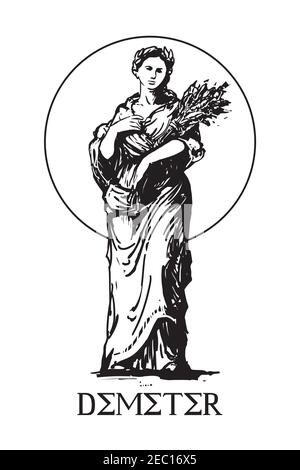 Demeter - goddess of the harvest in ancient Greek religion and ...