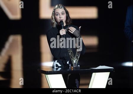 Pomme receives the best female artist of the year award during the 36th ...
