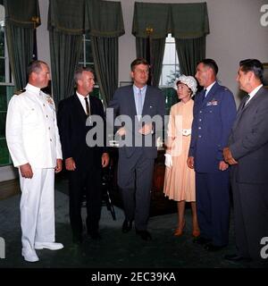 Presentation of the 1961 Collier Trophy, 11:30AM. President John F ...