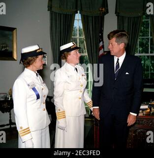 Visit of Captain Winifred Quick Collins, Director of Women Accepted for ...