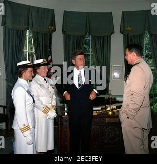 Visit of Captain Winifred Quick Collins, Director of Women Accepted for ...