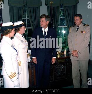 Visit of Captain Winifred Quick Collins, Director of Women Accepted for ...