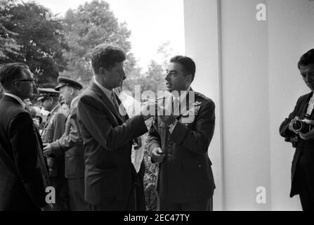 Presentation of the 1961 Collier Trophy, 11:30AM. President John F ...