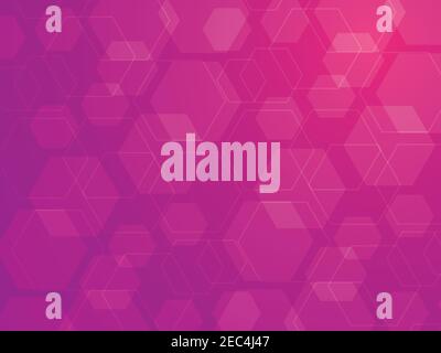 Abstract technological purple background with elements of the microchip ...