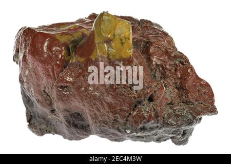 jasper from Gobi Desert, China isolated on white background Stock Photo ...