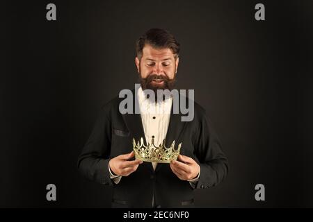 Reputation and status. Now come and make it worth. Crown in hands ...