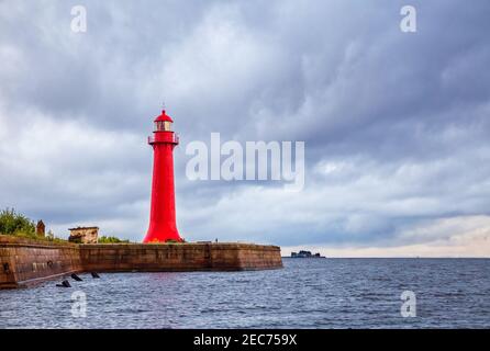 View of the old fort in Kronstadt, Russia Stock Photo - Alamy