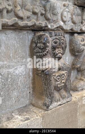 Medieval sculpture of 'phases of man' (?) , Leschman Chantry Chapel ...