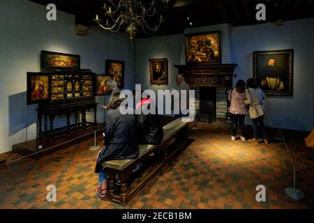 interior, Rubens House, Rubenshuis, home, Peter Paul Rubens, museum ...