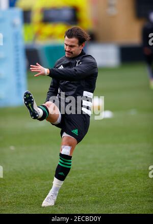Harlequins' Danny Care warming up before the Gallagher Premiership ...