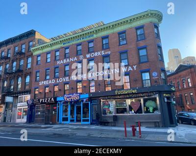 Brooklyn Love Building on Fulton Street in the Fort Greene neighborhood ...