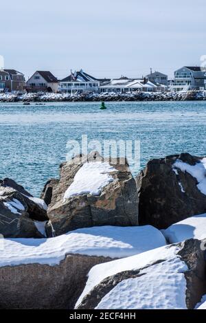 Merrimack River mouth to the Atlantic Ocean between town of Salisbury ...