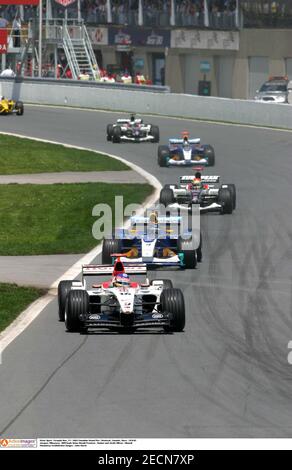 Jacques Villeneuve and Heinz-Harald Frentzen with the Rothmans Williams ...