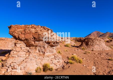 Beautiful natural landscapes in volcanic mountains, Andes region ...