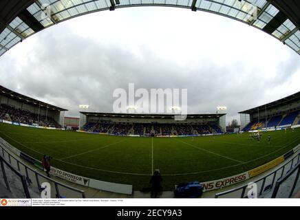 A general view of the Halliwell Jones Stadium, the home of Warrington ...